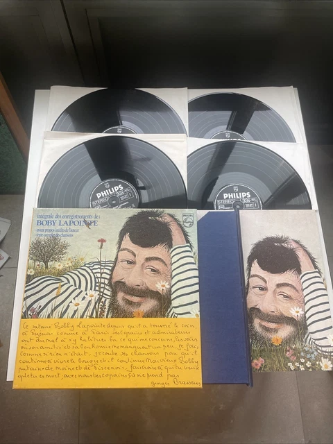 BOX 4*LP BOBY LAPOINTE - Intégrale des enregistrements- PHILIPS 6654002 ...