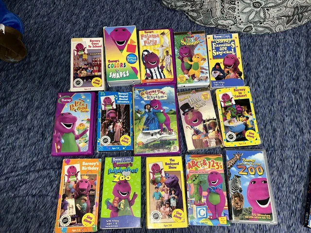 BARNEY VHS LOT 15 Barney the Purple Dinosaur Children / Toddler ...