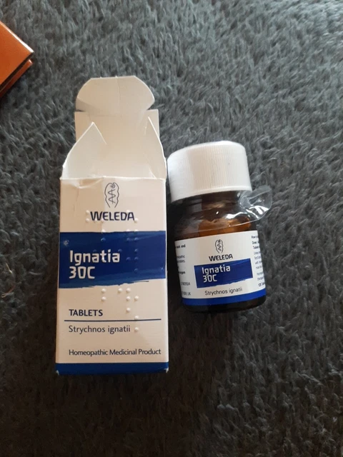 IGNATA 30C TABLETS Hemeopathic Medicine Anxiety Depression £3.50 ...