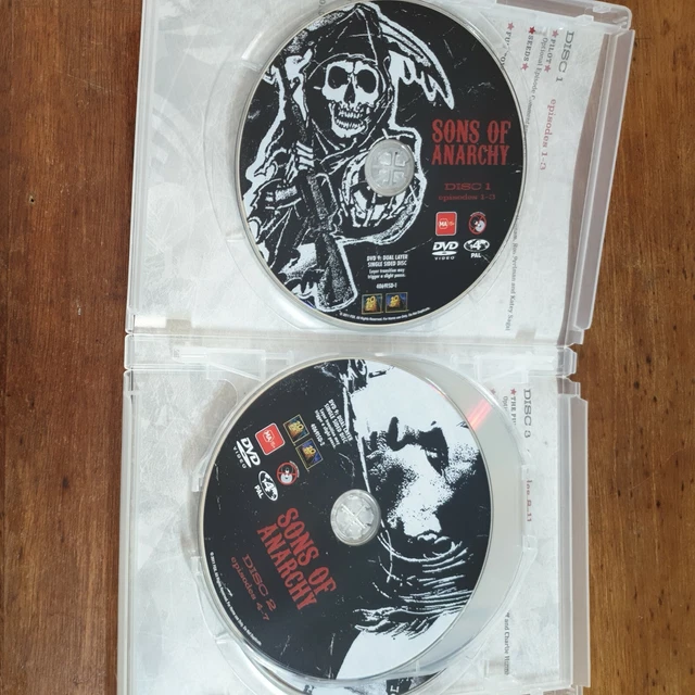 SONS OF ANARCHY DVD Season 1 R4 LIKE NEW FREE POST Charlie Hunnam $9.95 ...