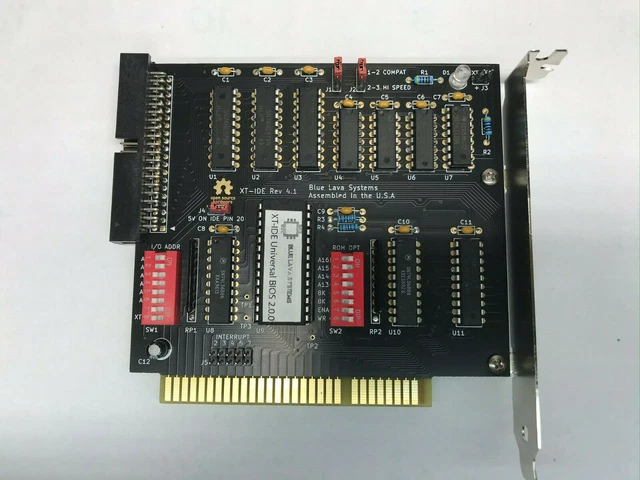 XT-IDE REV 4.1, ISA 8-Bit IDE Controller card **NEW** XTIDE EUR 54,42 ...