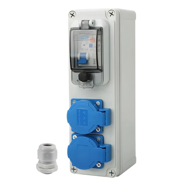 POWER DISTRIBUTION UNIT 16A 250V with Switch Socket and 2 Pole Circuit ...