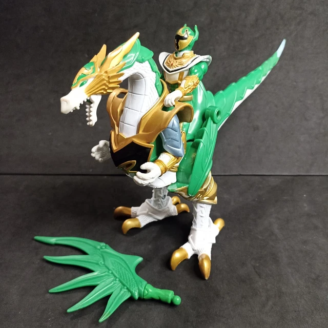 POWER RANGERS DRAGON Force_ Action Dragon with Green Ranger_ Bandai ...