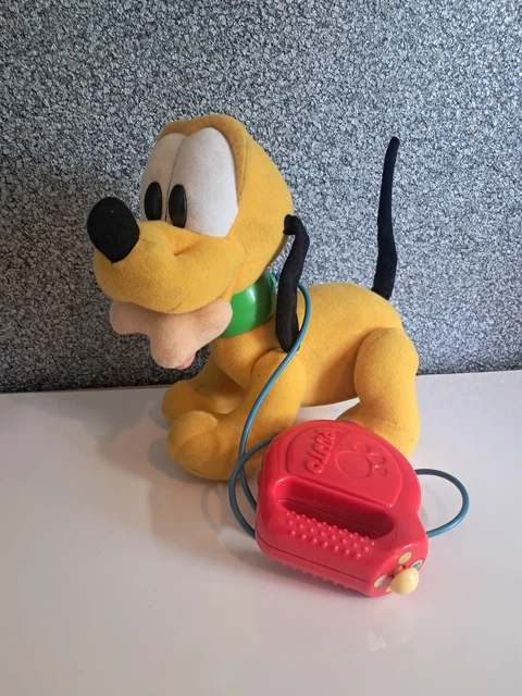 WALK N WAG baby pluto remote dog leash disney mattel 1999 vintage toy ...