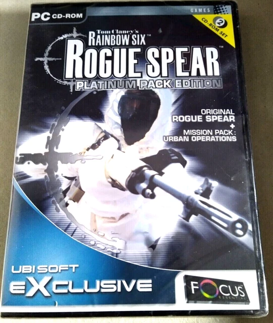 TOM CLANCY'S RAINBOW Six Rogue Spear Platinum Pack Edition For PC new ...