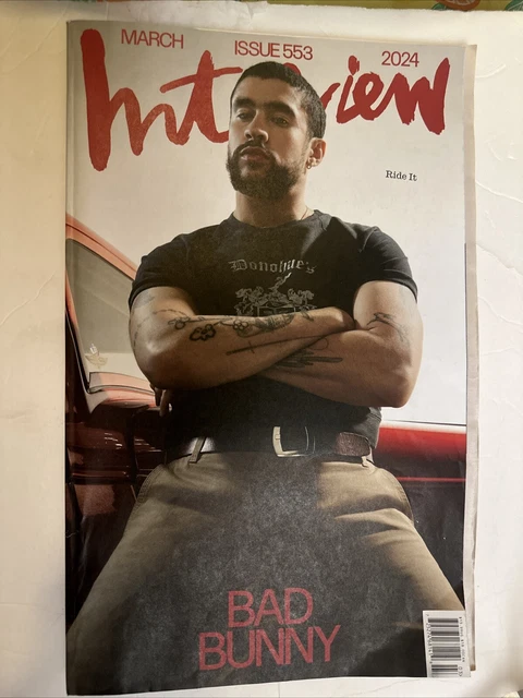 Interview Magazine Issue 553 March 2024 Bad Bunny Brand New In Stock Now £1145 Picclick Uk