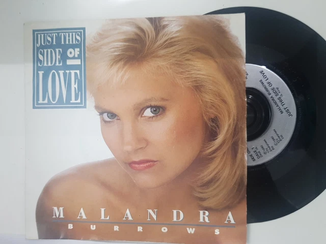 MALANDRA BURROWS - Just This Side Of Love 7" disque vinyle single EUR 1 ...