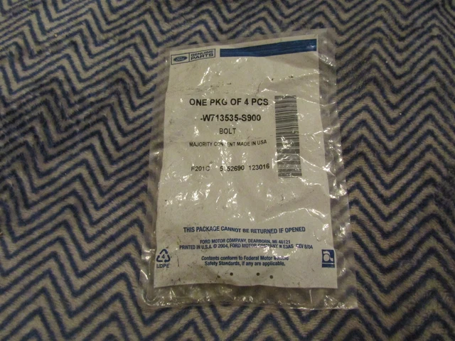 NOS FORD HARDWARE Perno Parte Número W713535-S900 Lote De 4 EUR 6,65 ...