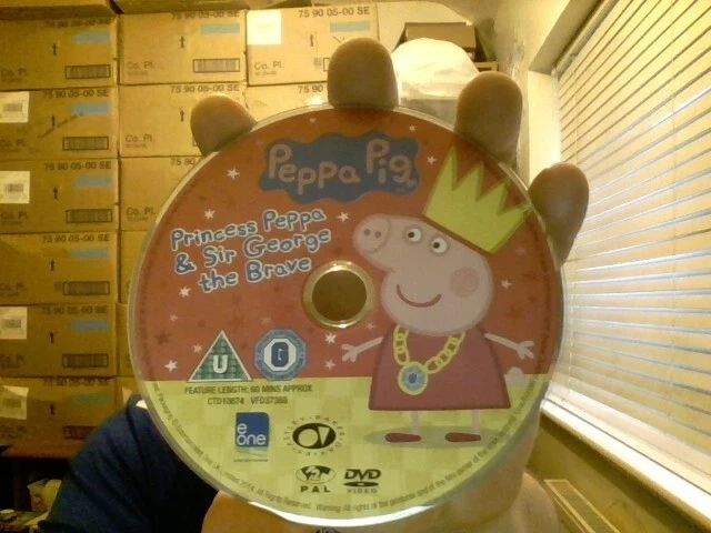 PEPPA PIG PRINCESS Peppa & Sir George The Brave Dvd £0.99 - PicClick UK