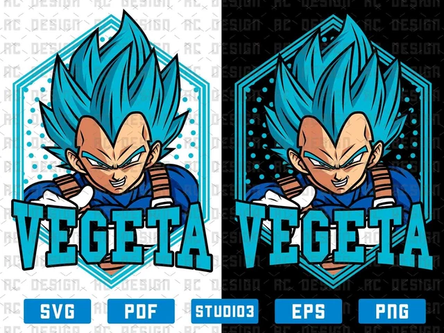 VEGETA SVG, SUPER Saiyan SVG, Dragon ball Z SVG, Vegeta Blue Svg ...
