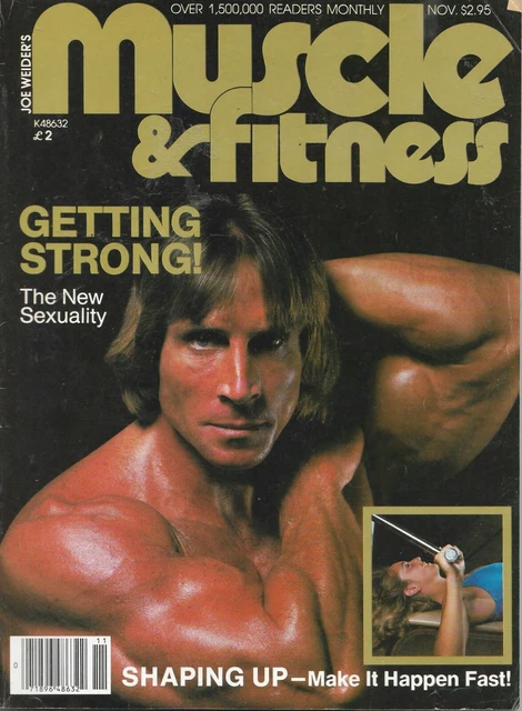 MUSCLE AND FITNESS Magazine November 1981 Cover Steve Davis £6.49 ...