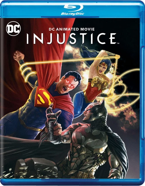 INJUSTICE (BLU-RAY) JUSTIN Hartley Anson Mount Laura Bailey Zach ...