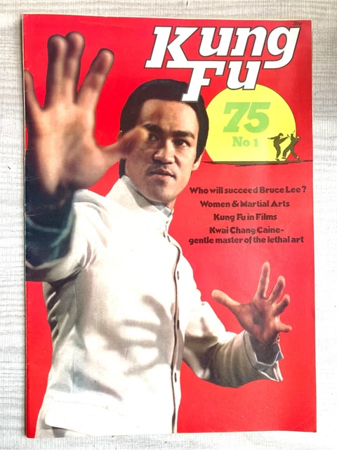 RARE NR-MINT BRUCE Lee Kung Fu 75 #1 Jumbo Size Monthly Vintage Dragon ...