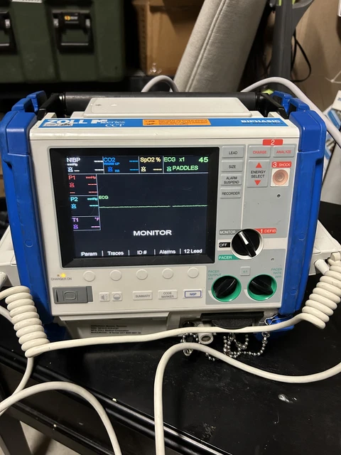 ZOLL M-SERIES CCT BIPHASIC Defibrillator / Monitor With All Accessories ...