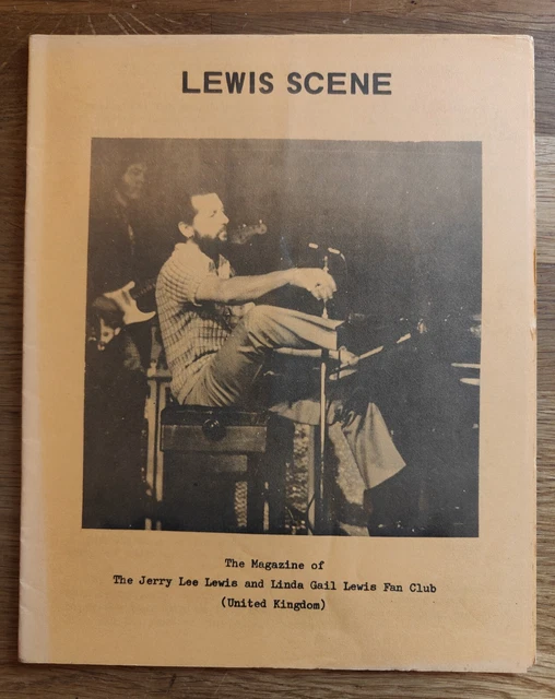 FANZINE - JERRY Lee Lewis Linda Gail Lewis Fan Club UK Lewis Scene Zine ...