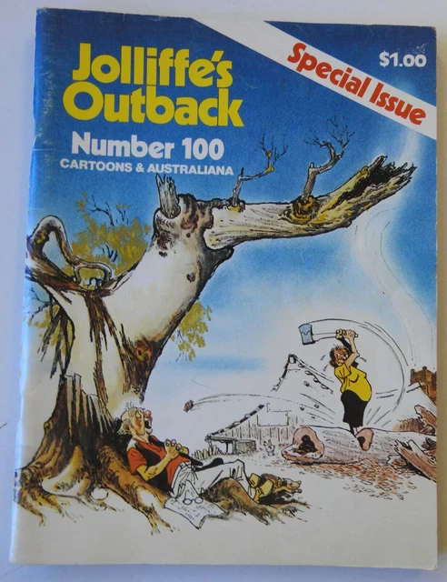 VINTAGE JOLLIFFE'S OUTBACK 100 Special Cartoons Australiana Aboriginal ...