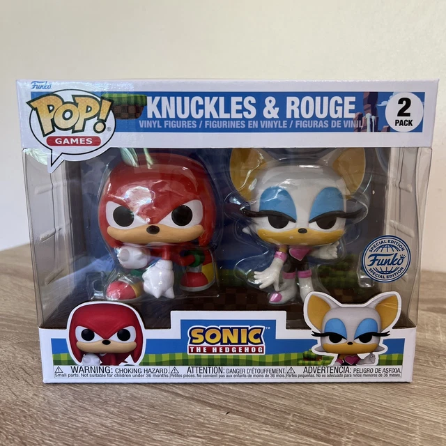 KNUCKLES & ROGUE 2 Pack | FUNKO POP! | SONIC the Hedgehog | Sega ...