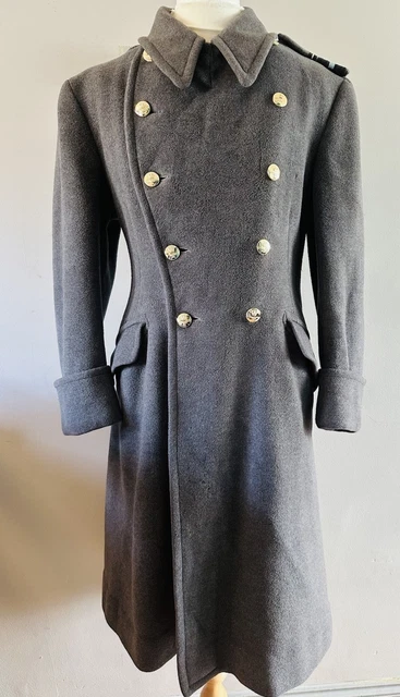 ROYAL AIR FORCE Great Coat RAF Over Coat WW2 era 1952 uniform Vintage ...