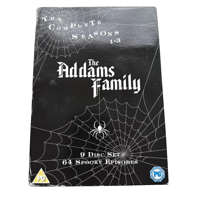 THE ADDAMS FAMILY - Complete Series 1-3 (DVD BOX SET, 2010) DVDS NEW ...