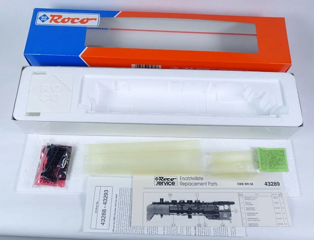 ROCO 43289 LEERKARTON Dampflok BR 50.1022 ÖBB Leerverpackung OVP empty ...