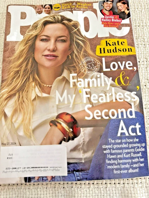 PEOPLE MAGAZINE MAY 27, 2024 Kate Hudson "Love, Family & My Fearless ...
