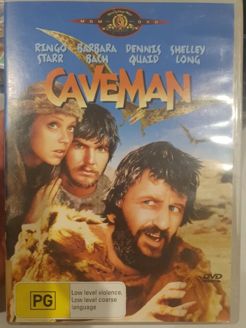 CAVEMAN RARE DVD Ringo Starr, Barbara Bach, Dennis Quaid Comedy Film ...