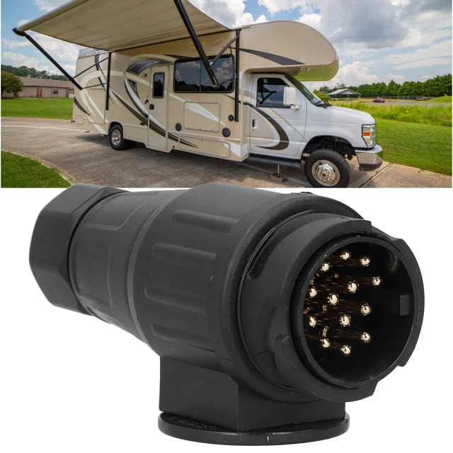 CONNECTEUR DE REMORQUE Prise De Remorque 12 V 13 Broches Plug And Play ...