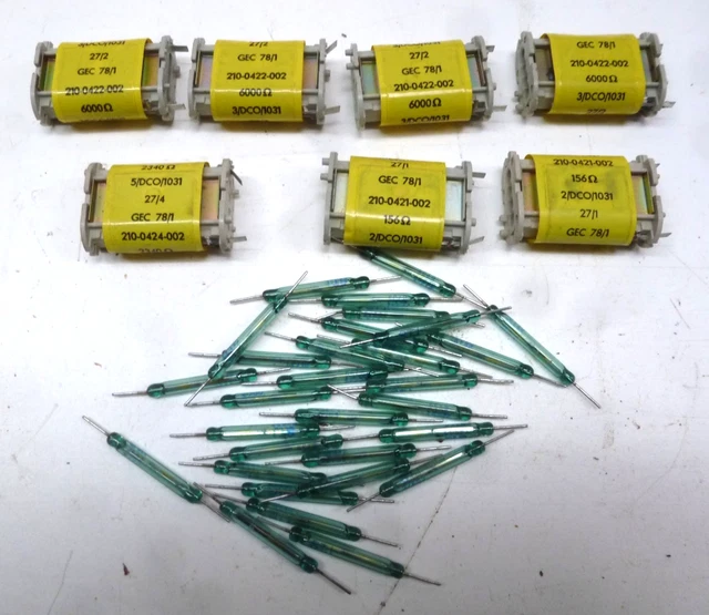 GPO STROWGER 8 Reed Relays With Separate Reeds See Pix £6.51 - PicClick UK