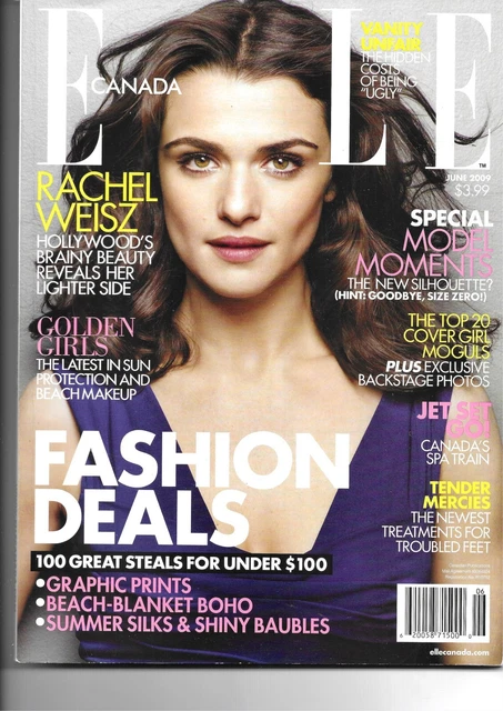 RACHEL WEISZ JUNE 2009 Elle Canada Magazine 96 Dead Ringers The ...