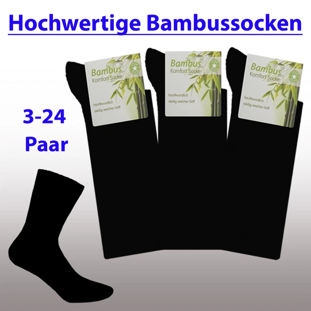 SOCKEN BAMBUS FREIZEIT Business uni Komfort Herren ,, 35-38 39-42 43-46 47-50 ,, EUR 4,99 ...