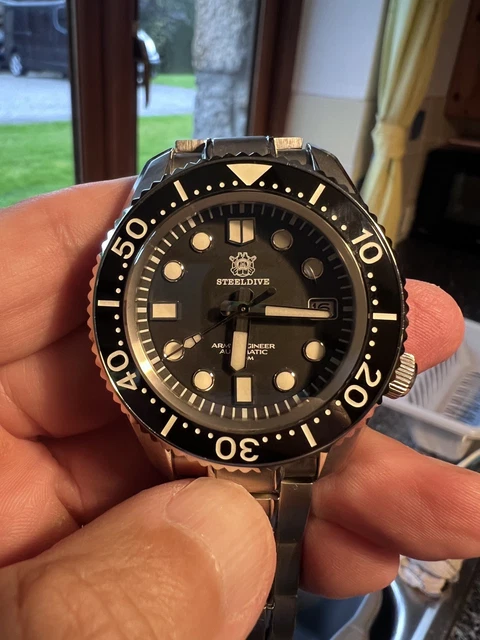 STEELDIVE SD1968 MARINER 300 Monobloc Dive Watch MM300 homage £78.68 ...