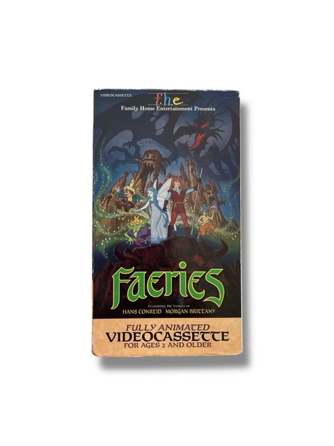 SUPER RARE F.H.E. FHE Family Home Entertainment Faeries Animated VHS ...