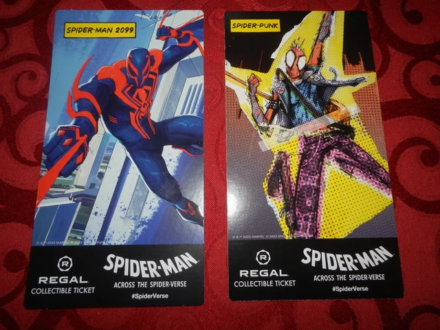 SPIDER-MAN ACROSS THE Spider-Verse Regal Collectible REVERSE Ticket ...