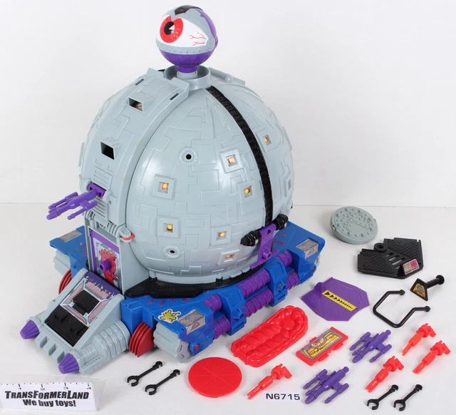 TECHNODROME 100% COMPLETE Vehicles Original Toyline Ninja Turtles TMNT ...