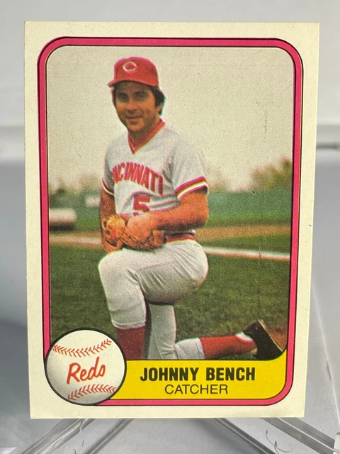 CARTE DE BASE Johnny Bench 1981 Fleer #196 Cincinnati Reds HOF EUR 4,39 ...