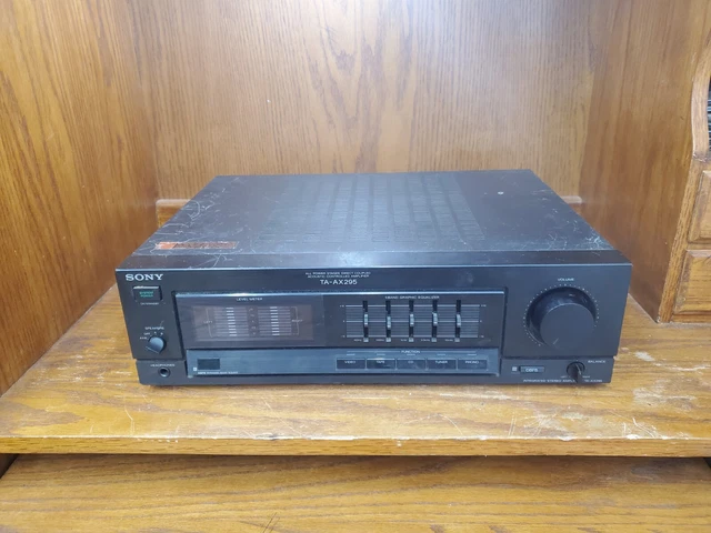 SONY TA-AX295 5 Band Equalizer Integrated Stereo Amplifier 200W No ...