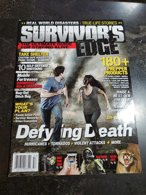 RARE SURVIVOR'S EDGE Real World Disasters Survivor Magazine Fall 2015 ...