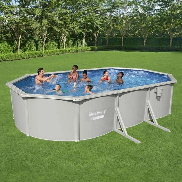 BESTWAY HYDRIUM ABOVE Ground Frame Pool Oval 610x360x120 cm £3,898.29 ...