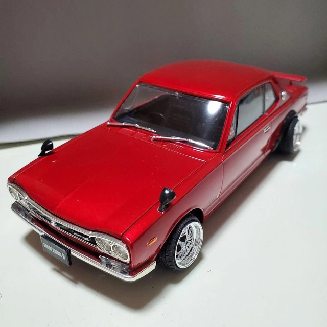 AOSHIMA RAKU-PLA STURZVERARBEITUNG GTR Hakosuka 1/24 Nissan Skyline ...