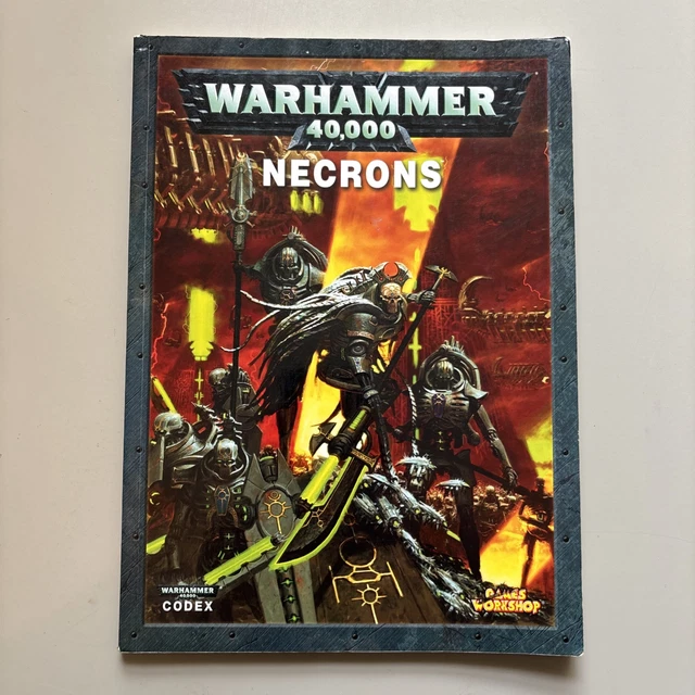 5TH EDITION NECRONS Codex Supplement Warhammer 40k 40,000 Games ...