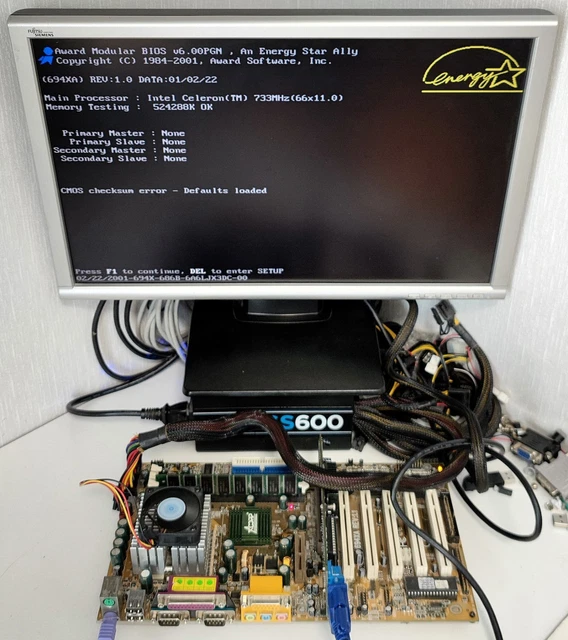 ACORP 694XA REV:1.1 Socket 370 SDRAM AGP Motherboard + Intel Celeron ...
