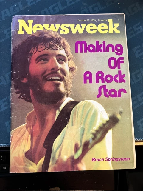 NEWSWEEK MAGAZINE OCTOBER 1975 Bruce Springsteen Making Of Rock Star No ...