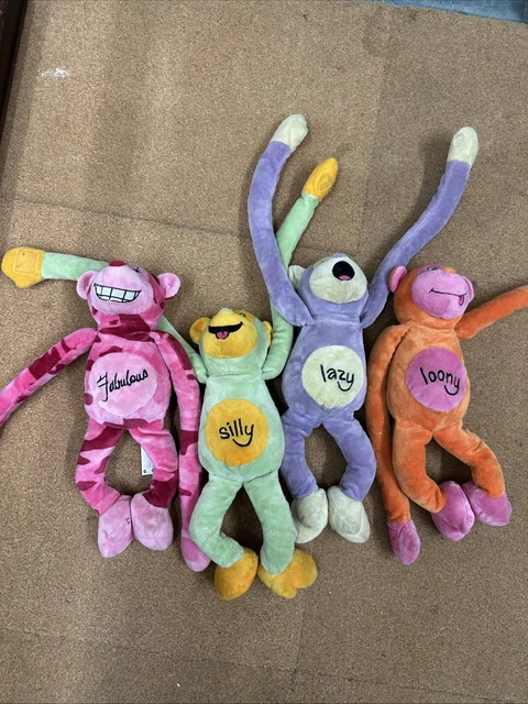 4 LONG ARM Monkey 2000’s Teddies £1.75 - PicClick UK