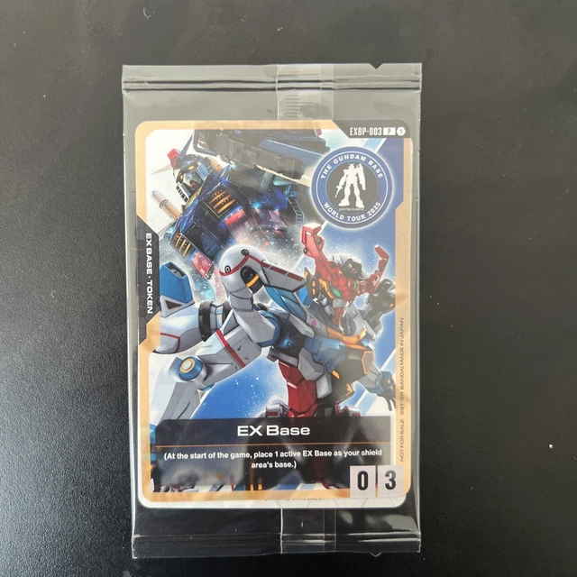 GUNDAM CARD GAME EX Base Gundam Base World Tour Pop-up EXBP-003 ...