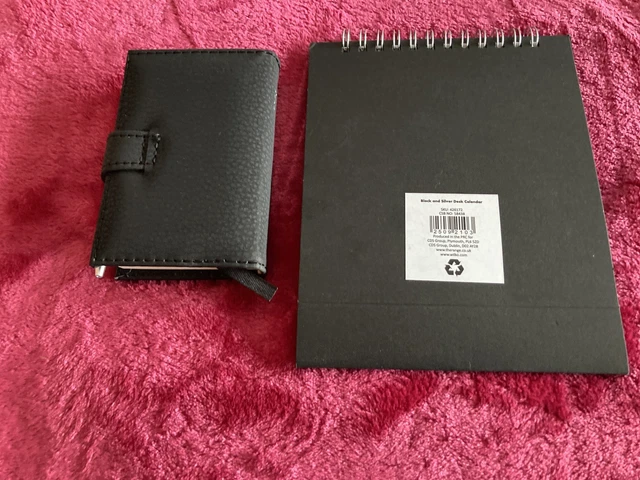 2026 BLACK DESK Calendar and Diary with pen £7.62 - PicClick UK
