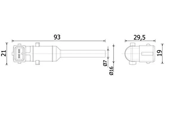 MAHLE KÜHLMITTELMANGELANZEIGE NIVEAUSCHALTER Für VOLVO Fe 06-14 ...