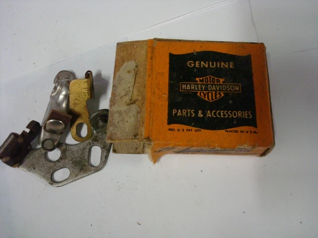 HARLEY DAVIDSON PANHEAD knucklehead flathead original nos timer points ...