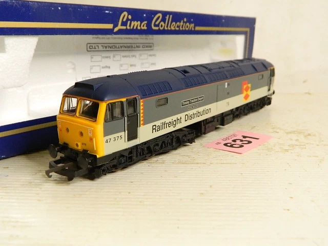 LIMA 00 CLASS 47 Diesel Loco 47375 Railfreight Sector Tinsley Traction ...