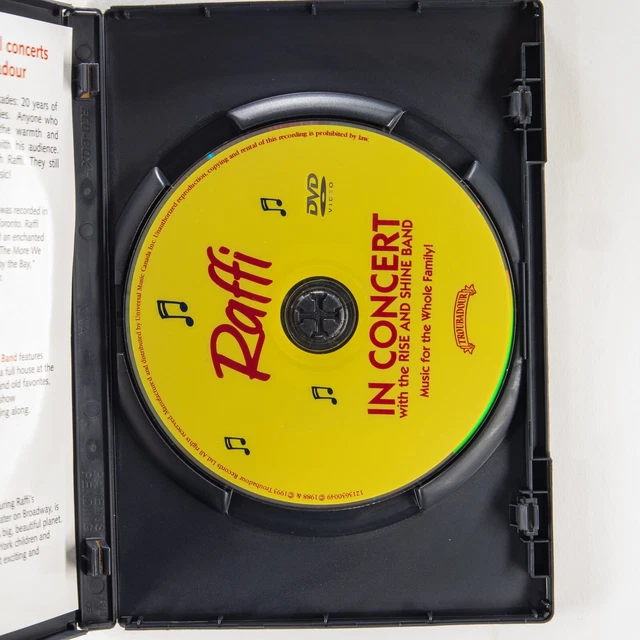 RAFFI IN CONCERT With The Rise And Shine Band DVD $14.99 - PicClick CA