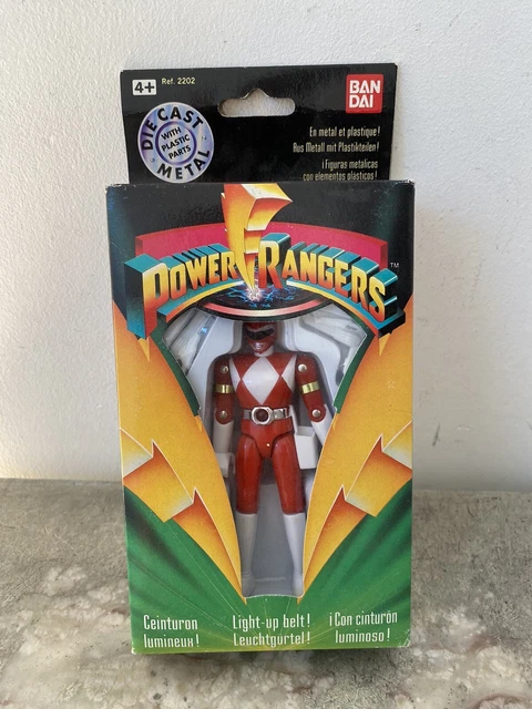 SENTAI POWER RANGERS Force Rouge 1993 Light Up Belt Neuve En Boîte ...